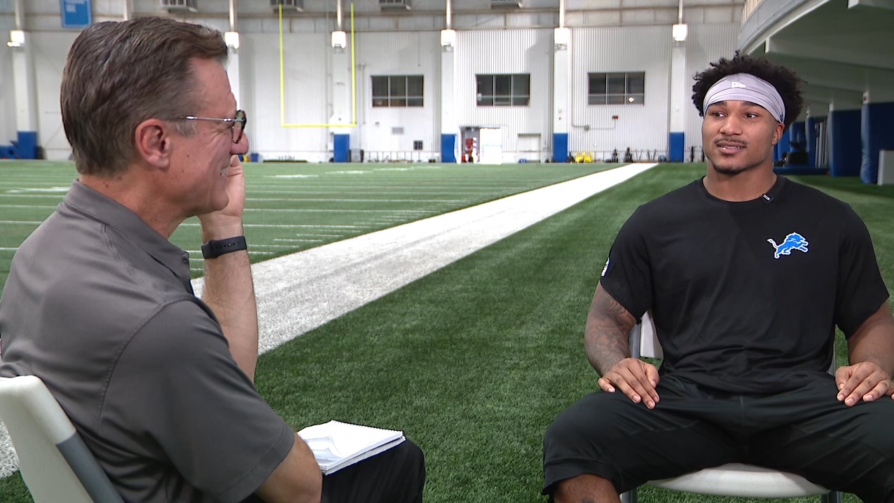 WATCH - Dan Miller goes 1-on-1 with Lions safety Brian Branch in this ...
