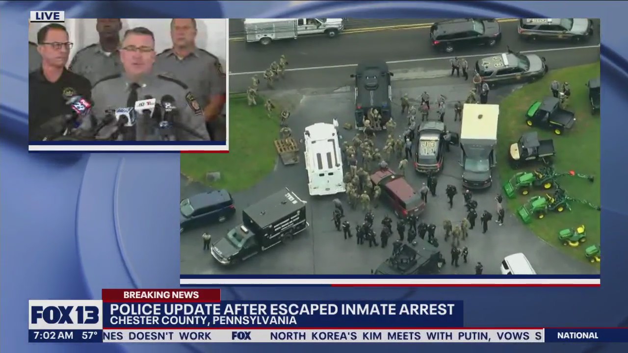 Escaped Pennsylvania killer in custody after 14-day search | FOX 13 Seattle