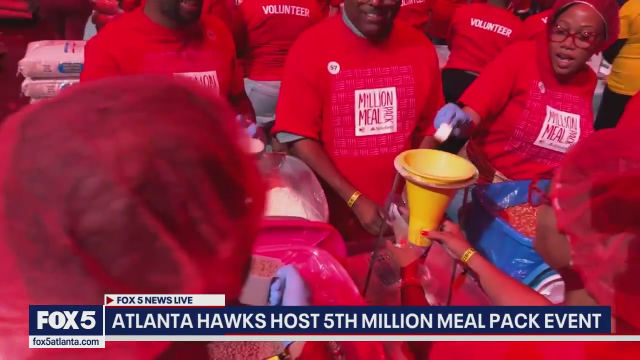 Atlanta Hawks, State Farm host Million Meal Pack | FOX 5 Atlanta