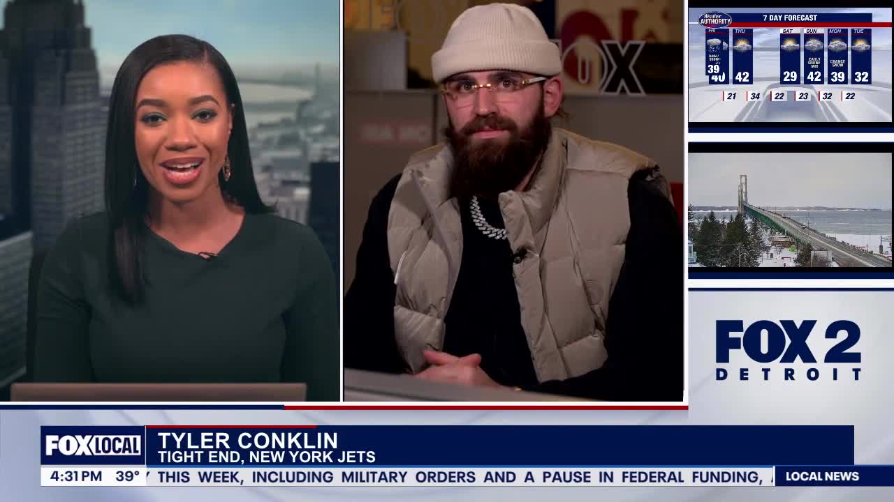 Michigan native, New York Jets Tight End Tyler Conklin launches ...