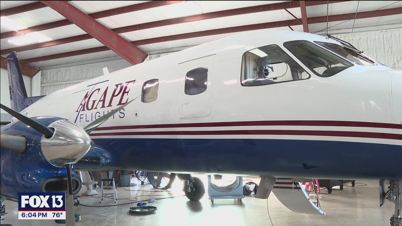 Agape flights waiting to bring aid to Jamaica | FOX 13 Tampa Bay
