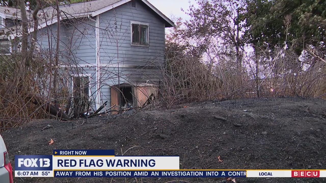 Red flag warning in western WA | FOX 13 Seattle