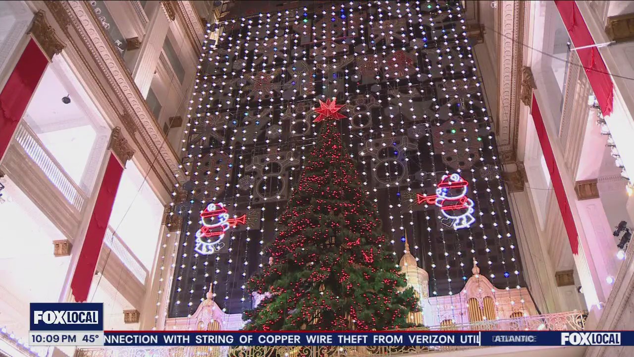 Inside the Wanamaker light show grand opening | FOX 29 Philadelphia