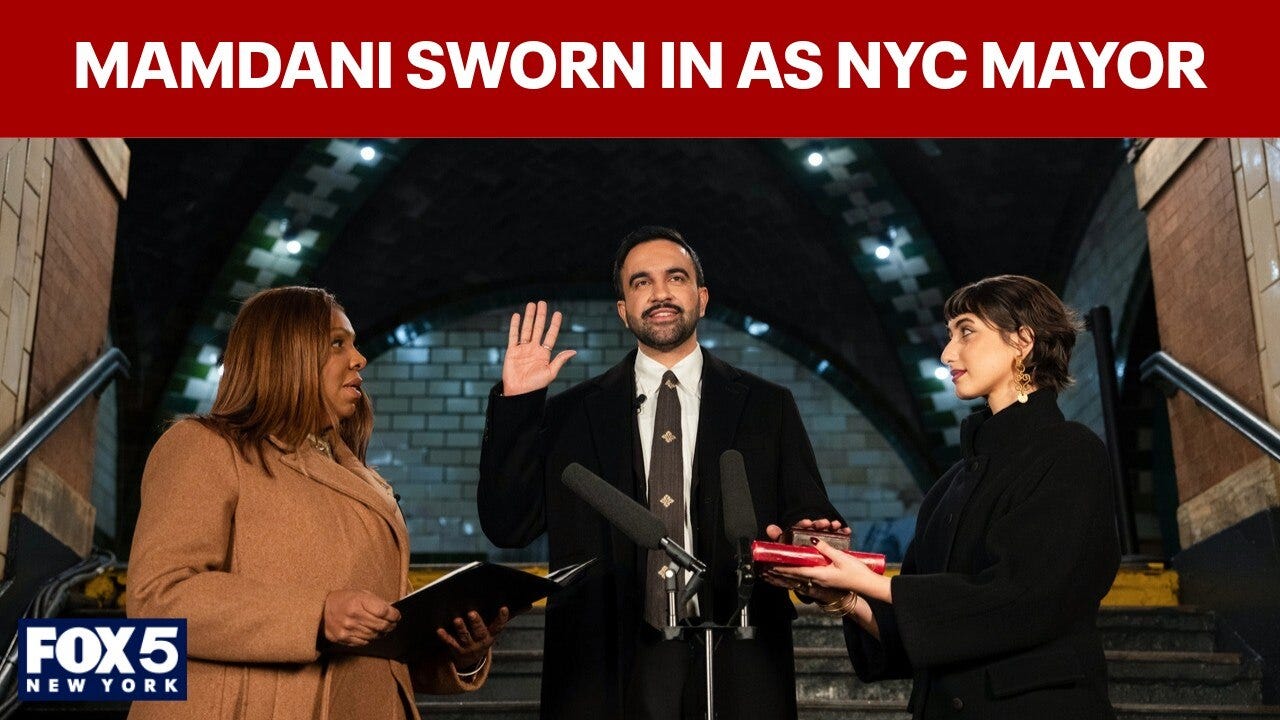 Zohran Mamdani sworn in as New York City mayor | FOX 5 New York