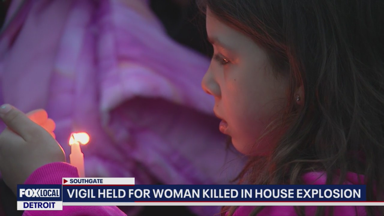 Vigil held for Southgate woman killed in home explosion | FOX 2 Detroit