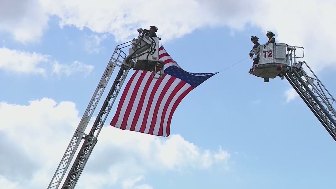 Procession for fallen Cobb County Deputy Marshall Ervin Jr. | FOX 5 Atlanta