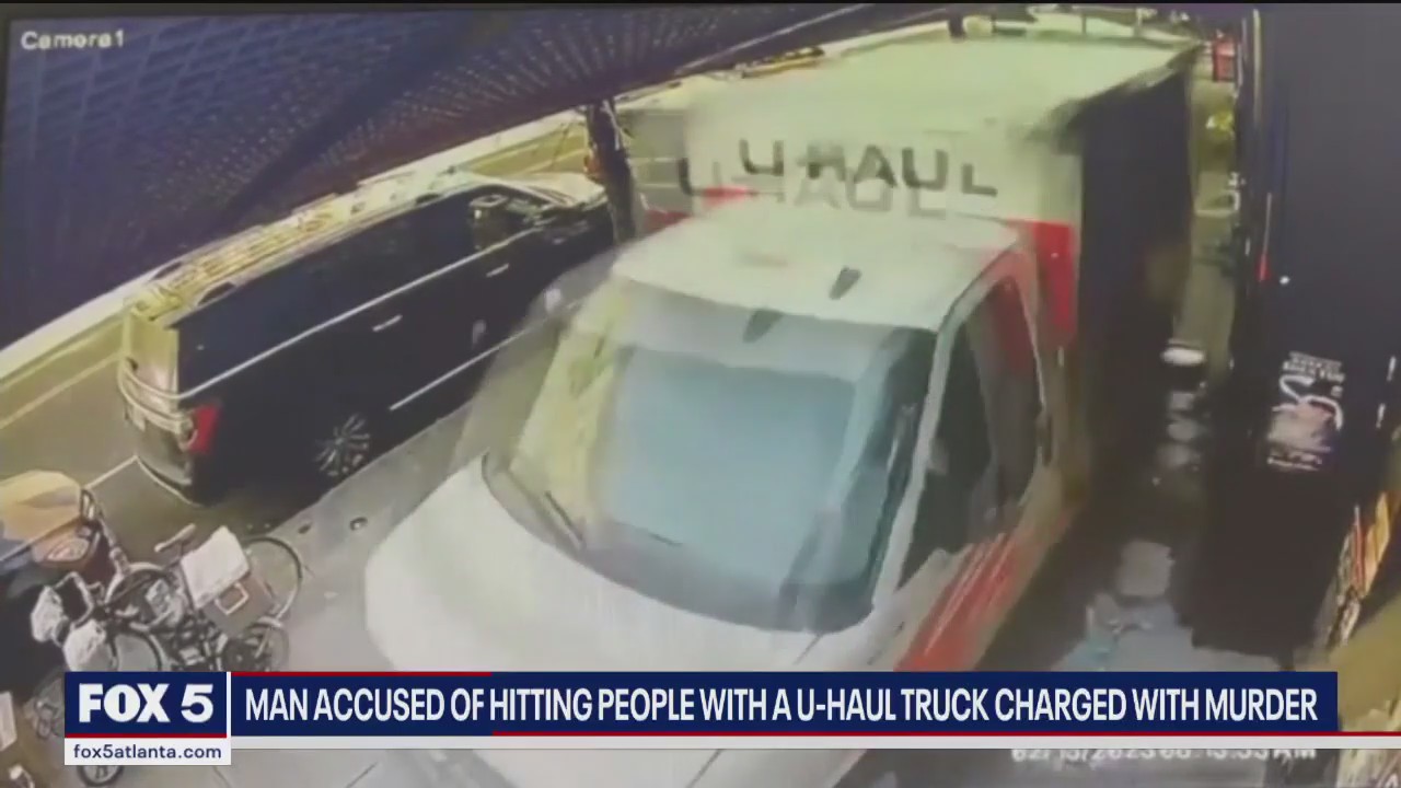 Man accused of hitting people with U-Haul truck charged | FOX 5 Atlanta