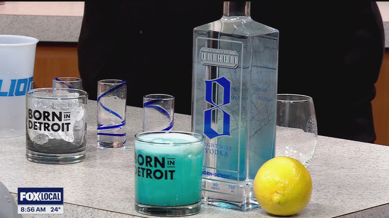 8 Mile Vodka shows off Detroit Lions inspired cocktails | FOX 2 Detroit