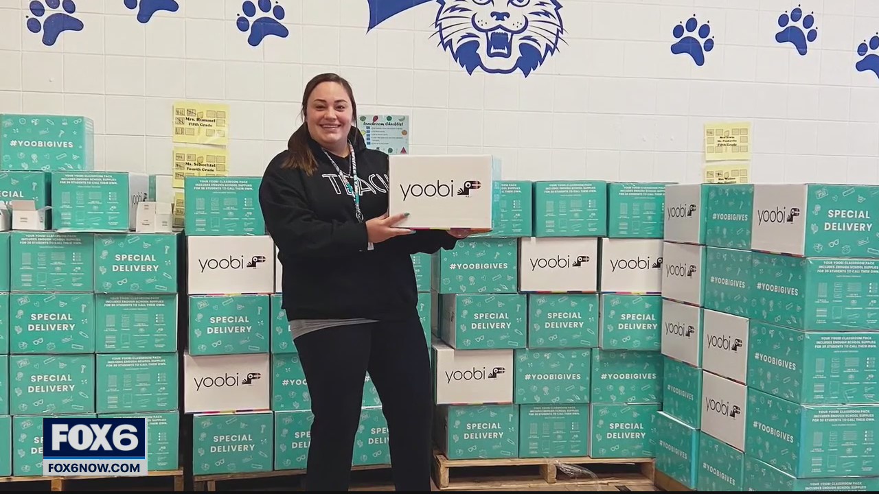Yoobi, Verizon classroom packs help bridge supply gap | FOX6 Milwaukee