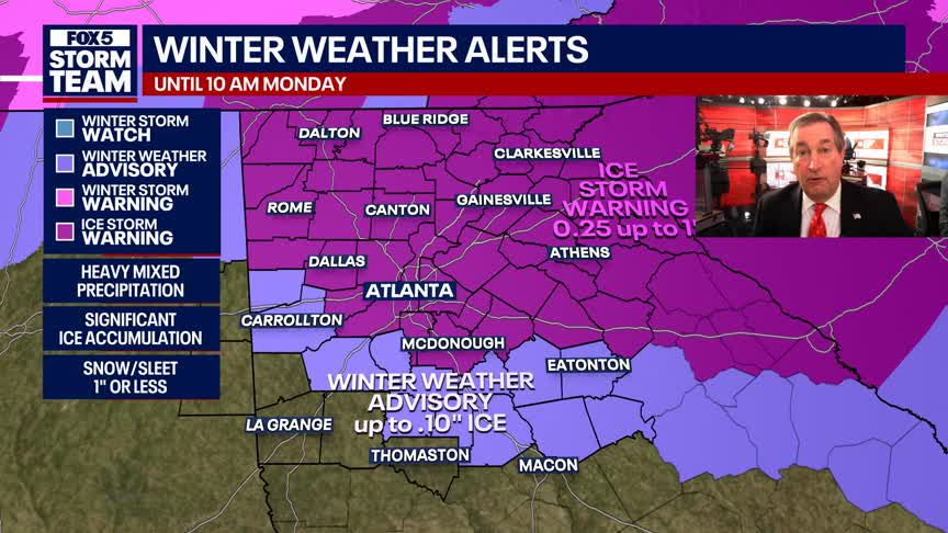 Saturday Night Weather Update | FOX 5 Atlanta