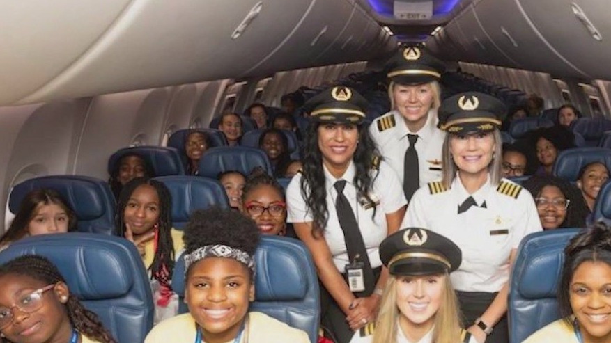 Special Delta flight inspires young girls | FOX 5 Atlanta