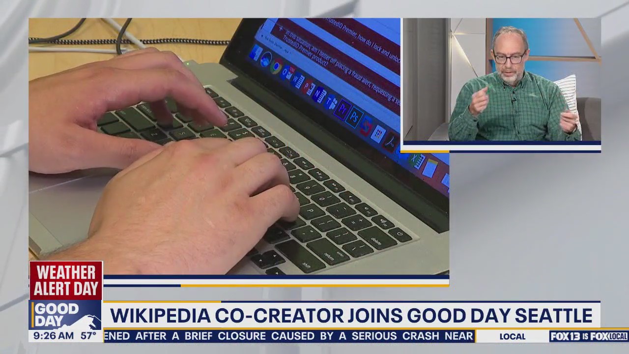 Wikipedia Co-Founder Jimmy Wales discusses new book on trust | FOX 13 ...