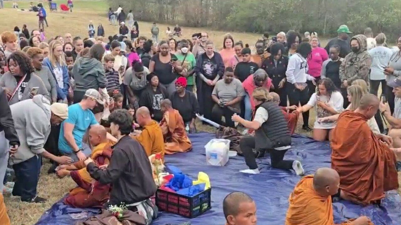 Buddhist monks visit LaGrange | FOX 5 Atlanta