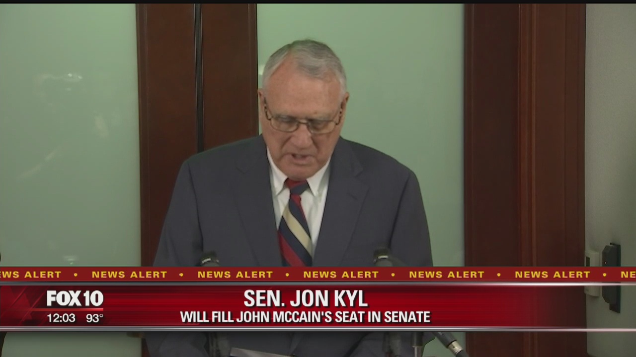 Former Arizona U.S. Sen. Jon Kyl to replace John McCain | FOX 10 Phoenix