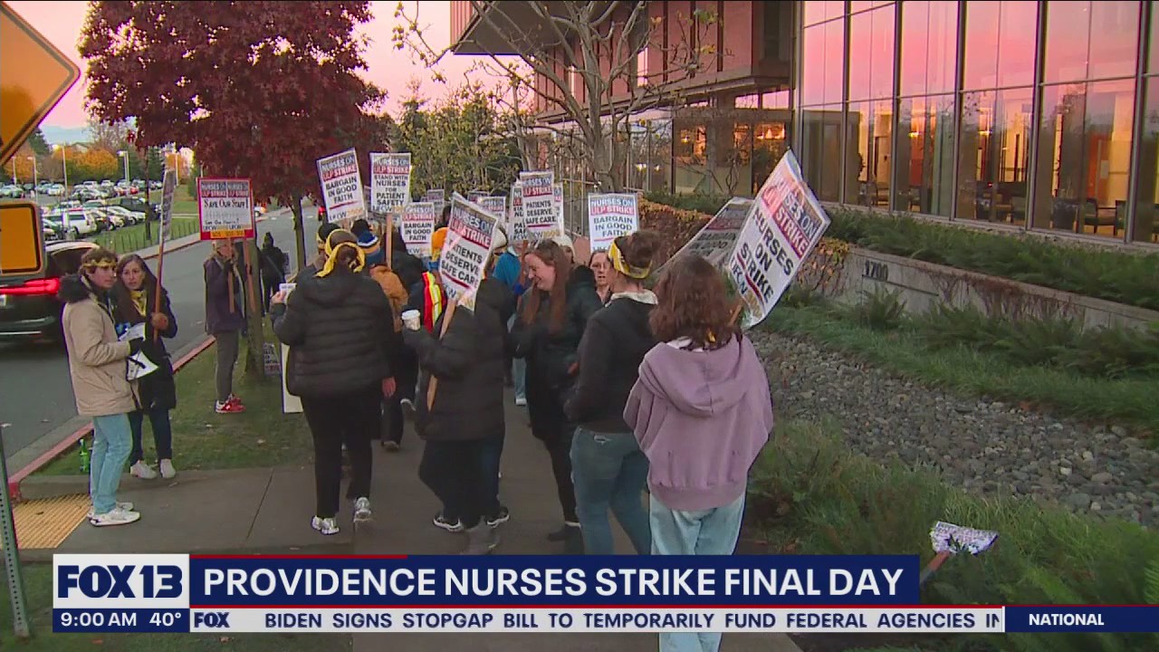 Providence nurses strike final day | FOX 13 Seattle
