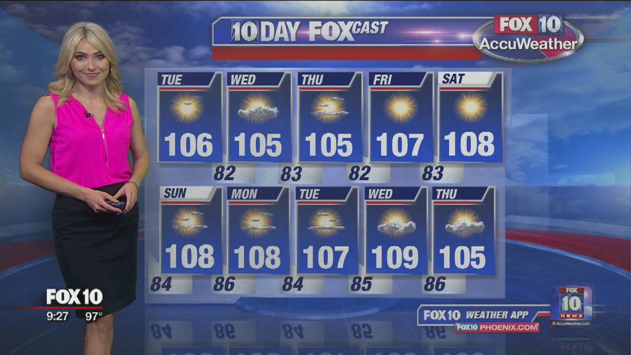 9PM Weather - 8/21/2017 | FOX 10 Phoenix