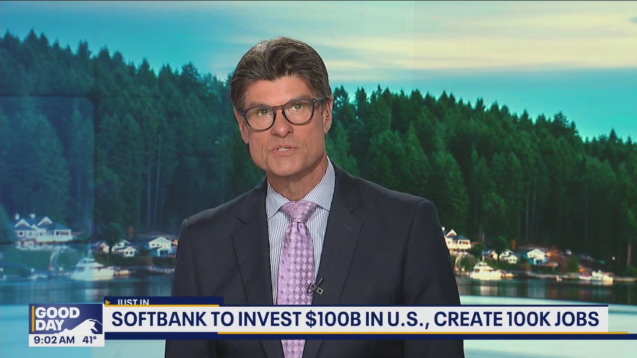 Softbank to invest $100B in US, create 100k jobs | FOX 13 Seattle