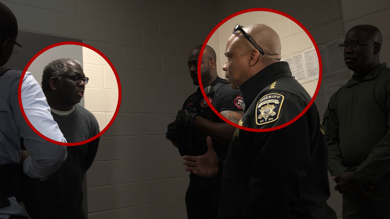 Video: Victor Hill confronts inmate Joseph Arnold before being ...
