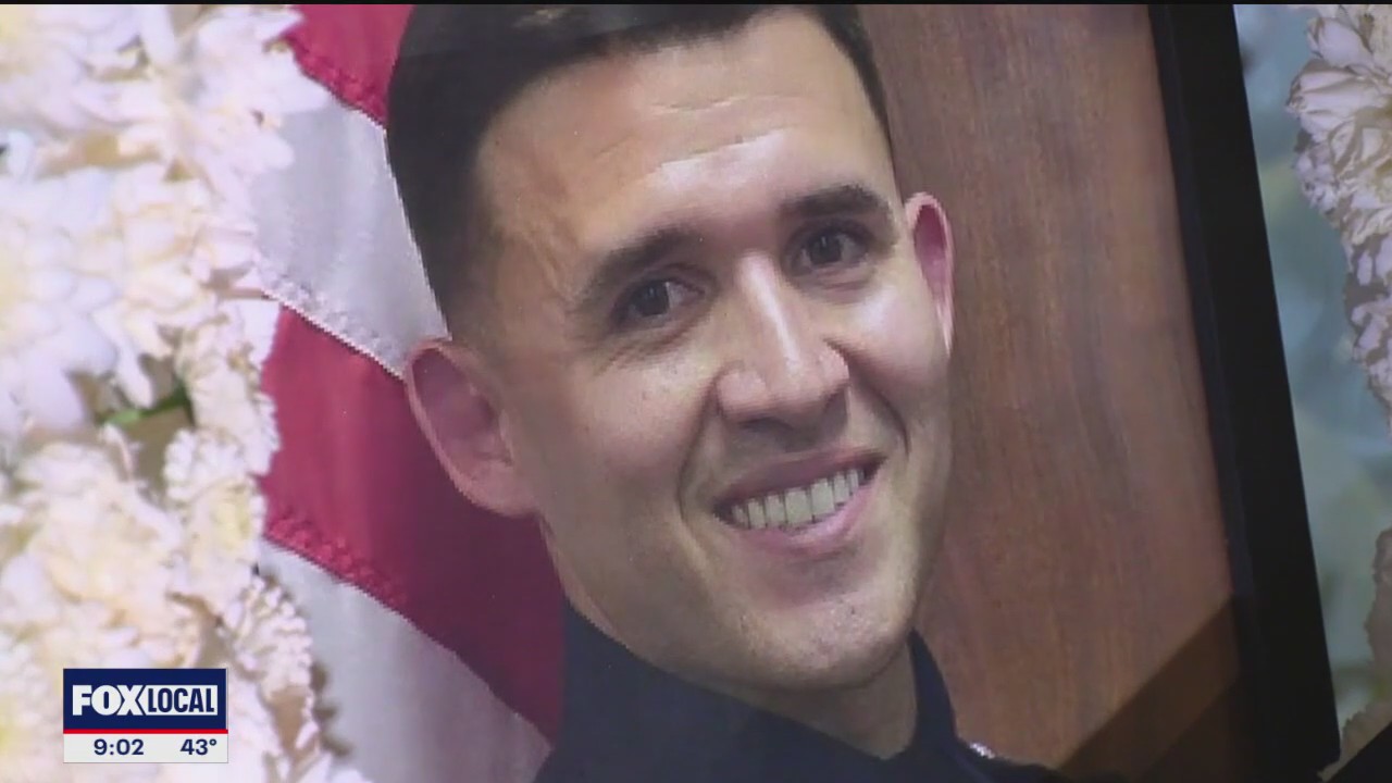 Terrell officer Jacob Candanoza honored after shooting | FOX 4 Dallas ...