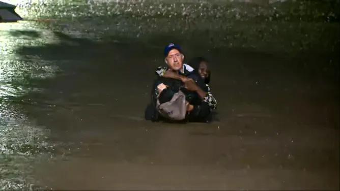 Meteorologist saves Atlanta woman from flood | FOX 5 Atlanta