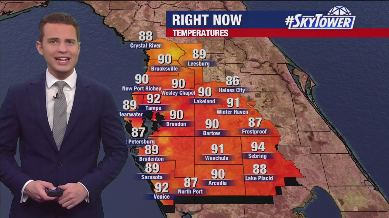 Tampa Weather | Scorching temperatures continue | FOX 13 Tampa Bay