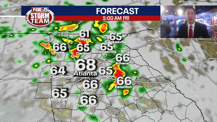 Thursday Night Weather Update | FOX 5 Atlanta