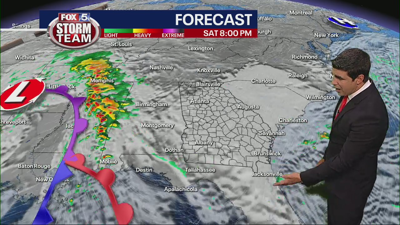 Saturday morning forecast | FOX 5 Atlanta