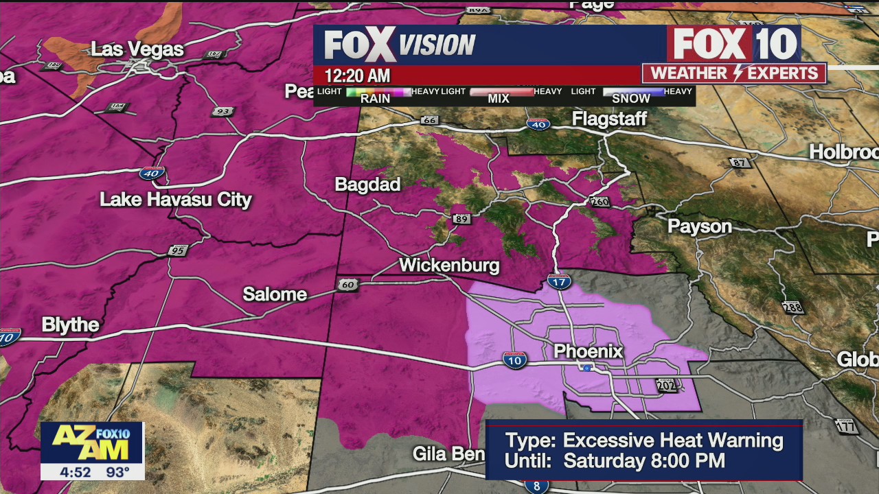 Morning Weather Forecast - 7/8/21 | FOX 10 Phoenix