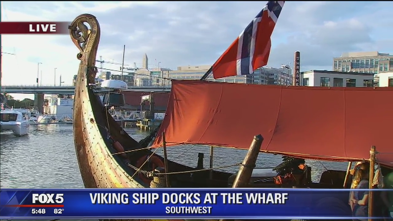 Viking ship docks at District Wharf | FOX 5 DC