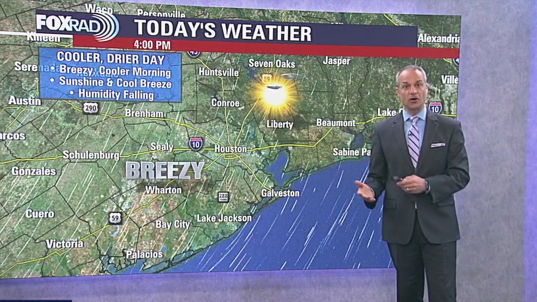 Houston weather: Cooler, breezy Wednesday ahead | FOX 26 Houston