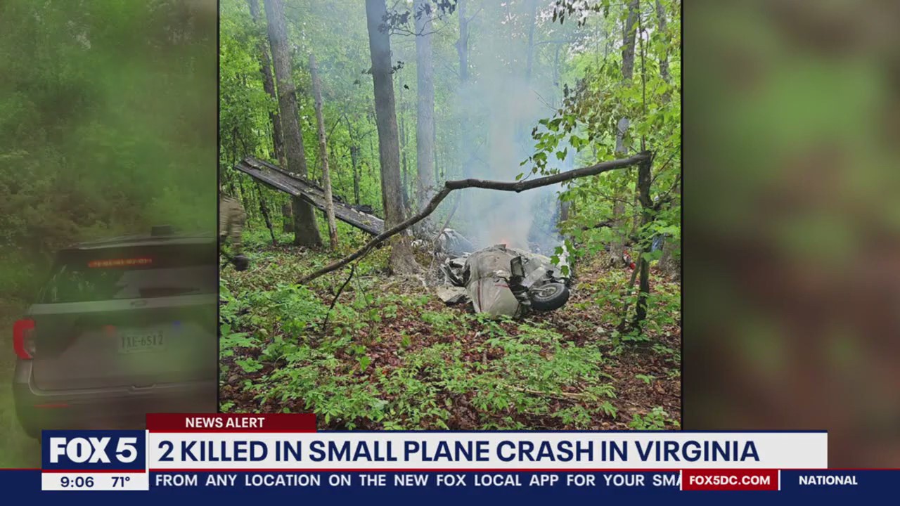 Virginia plane crash: 2 victims identified after aircraft goes down in ...