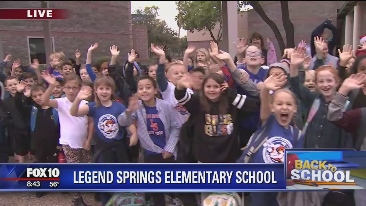 Cory's Corner: Back to school at Legend Springs Elementary School | FOX ...