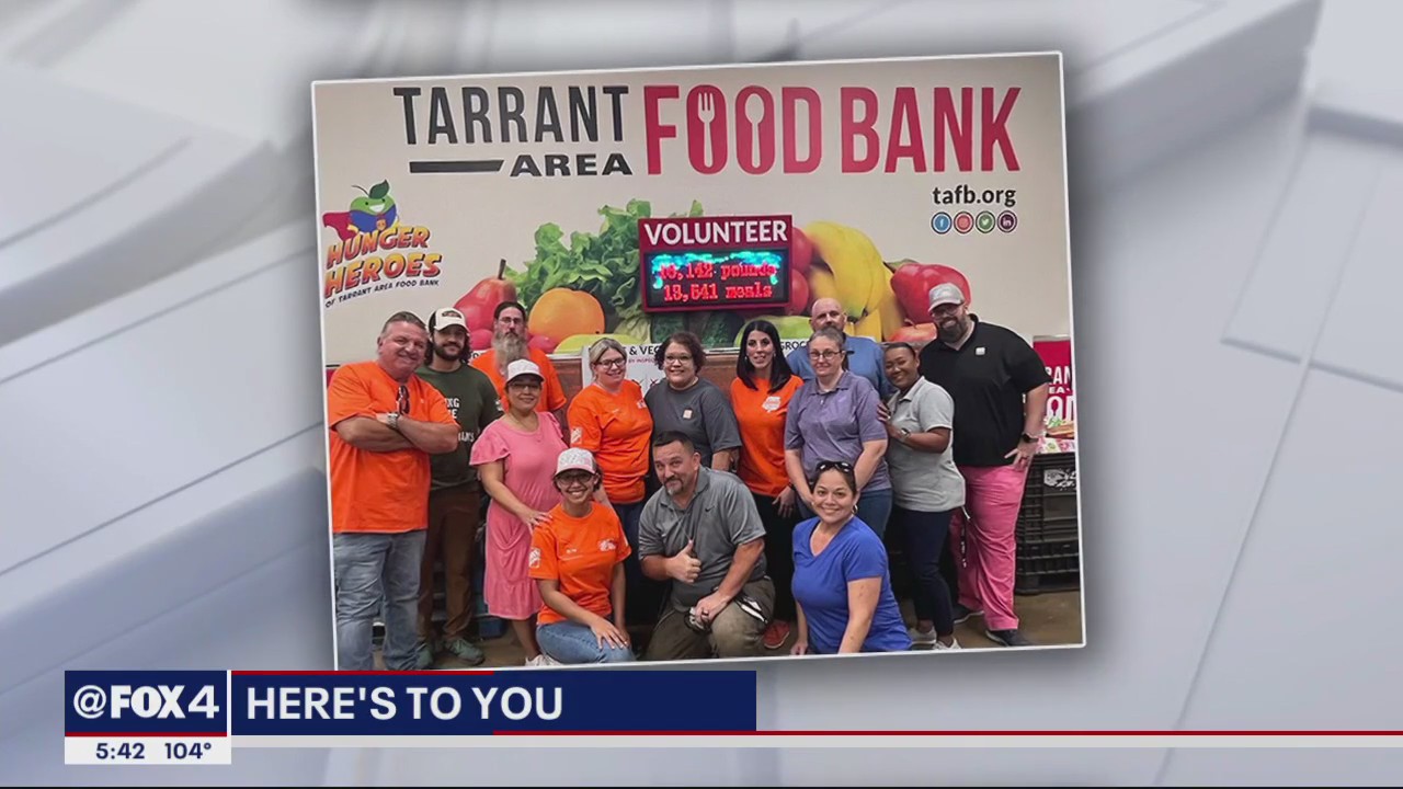 Lake Worth Home Depot employees volunteer at TAFB | FOX 4 Dallas-Fort Worth