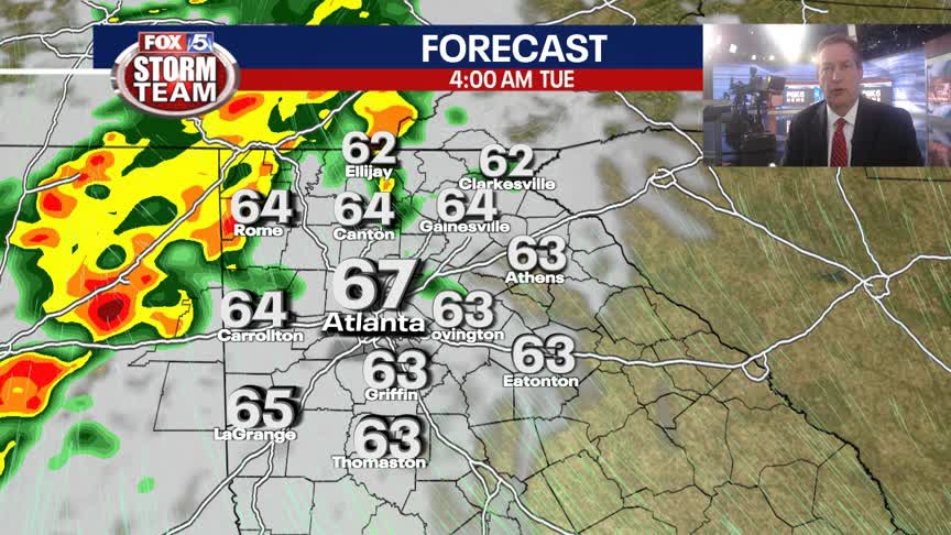 Monday Night Weather Update | FOX 5 Atlanta