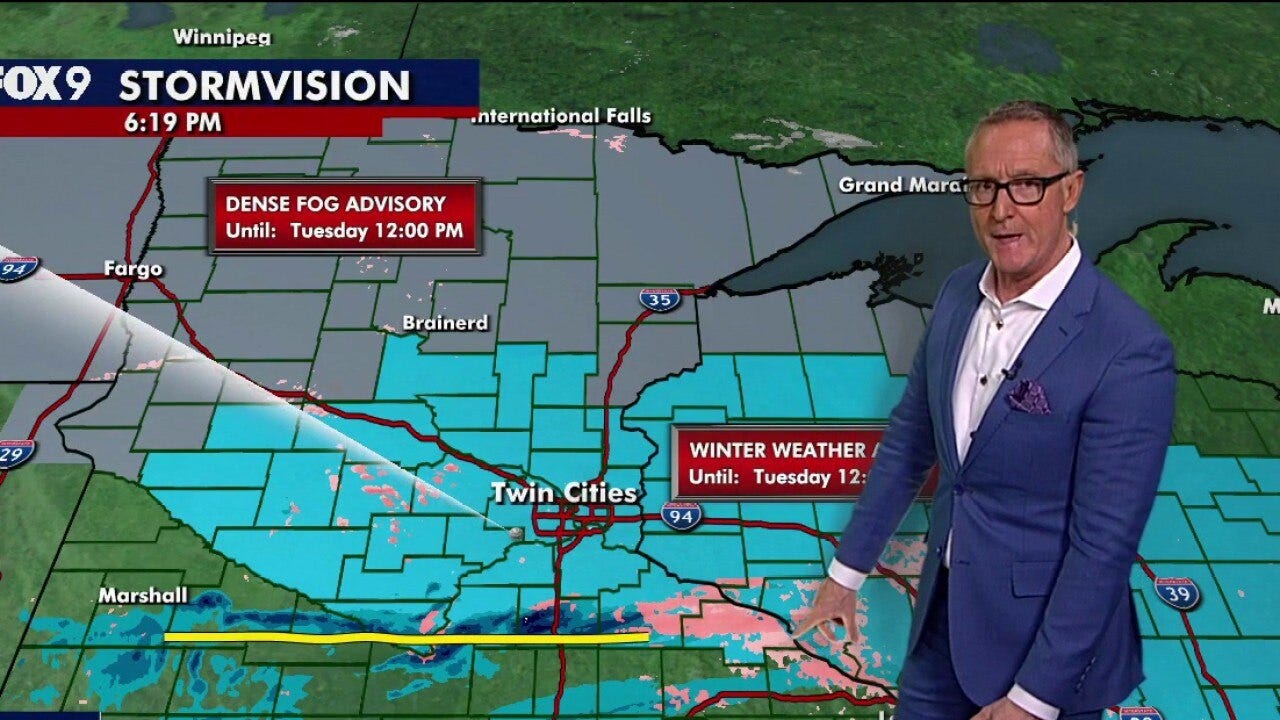 MN weather: Overnight rain could make for slick driving conditions ...
