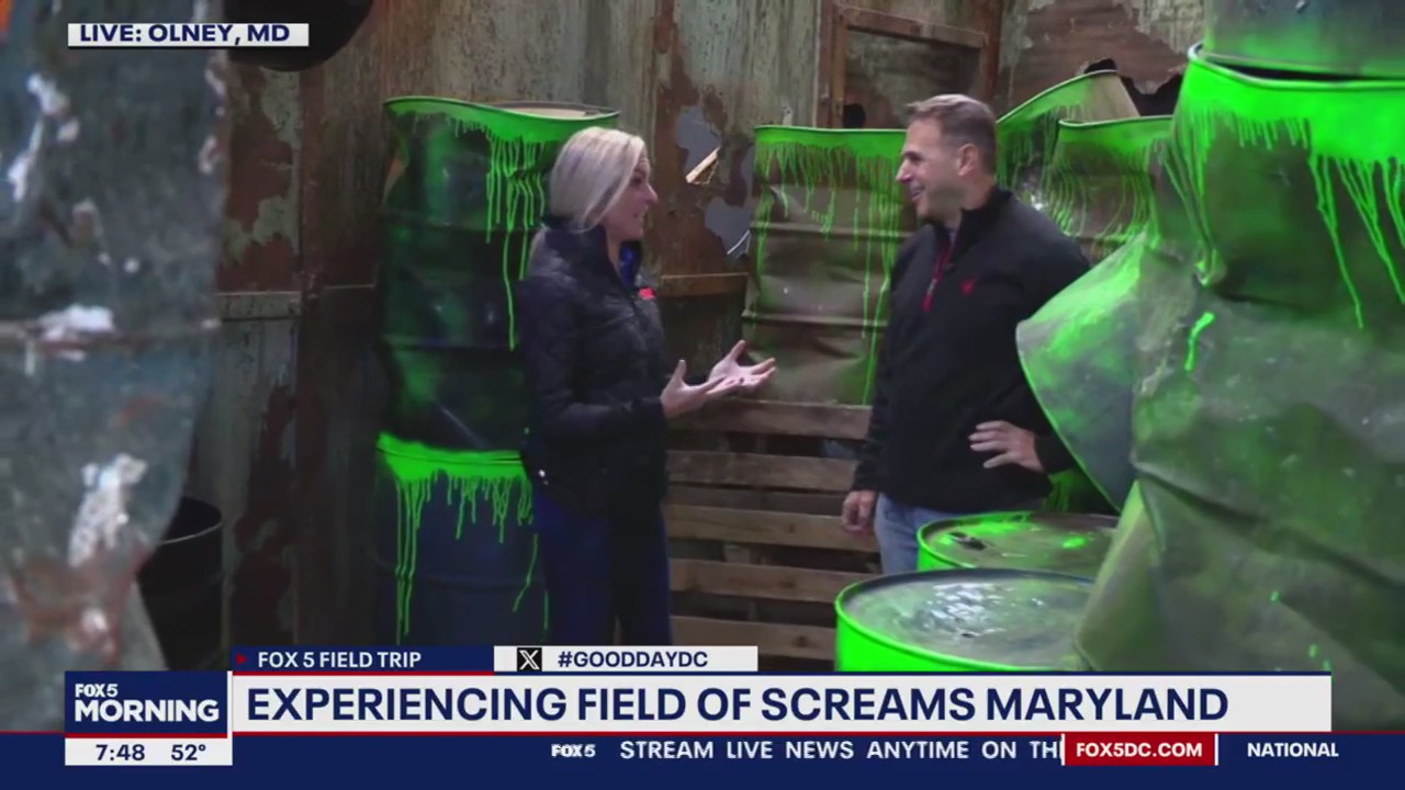 Designing the frights at Field of Screams Maryland | FOX 5 DC