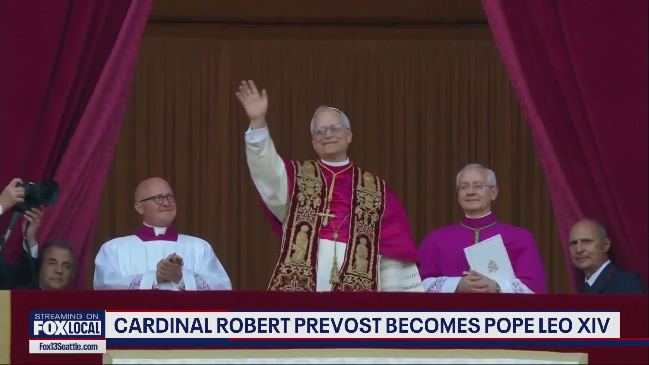 Historic selection: Cardinals pick first American pope | FOX 13 Seattle