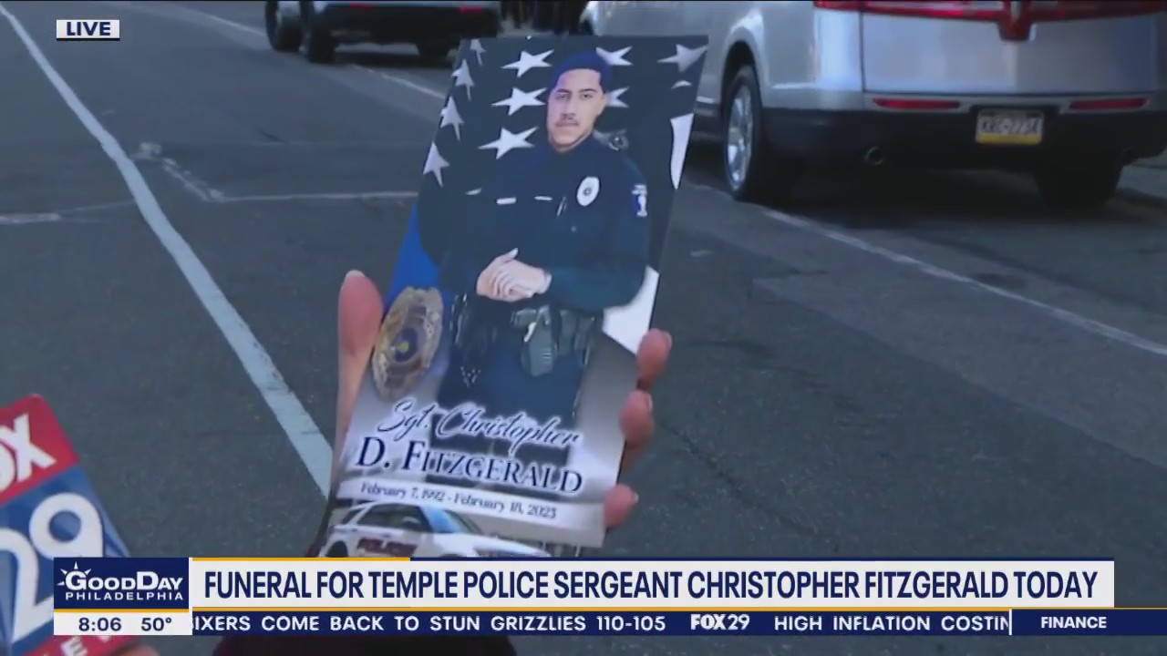 Law enforcement officers from across the US attend viewing for Sgt ...