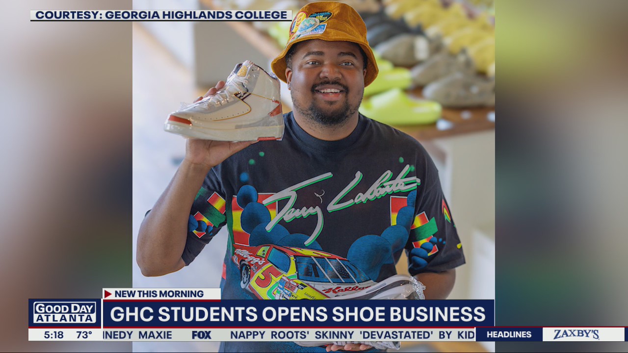College student's shoe business takes off | FOX 5 Atlanta