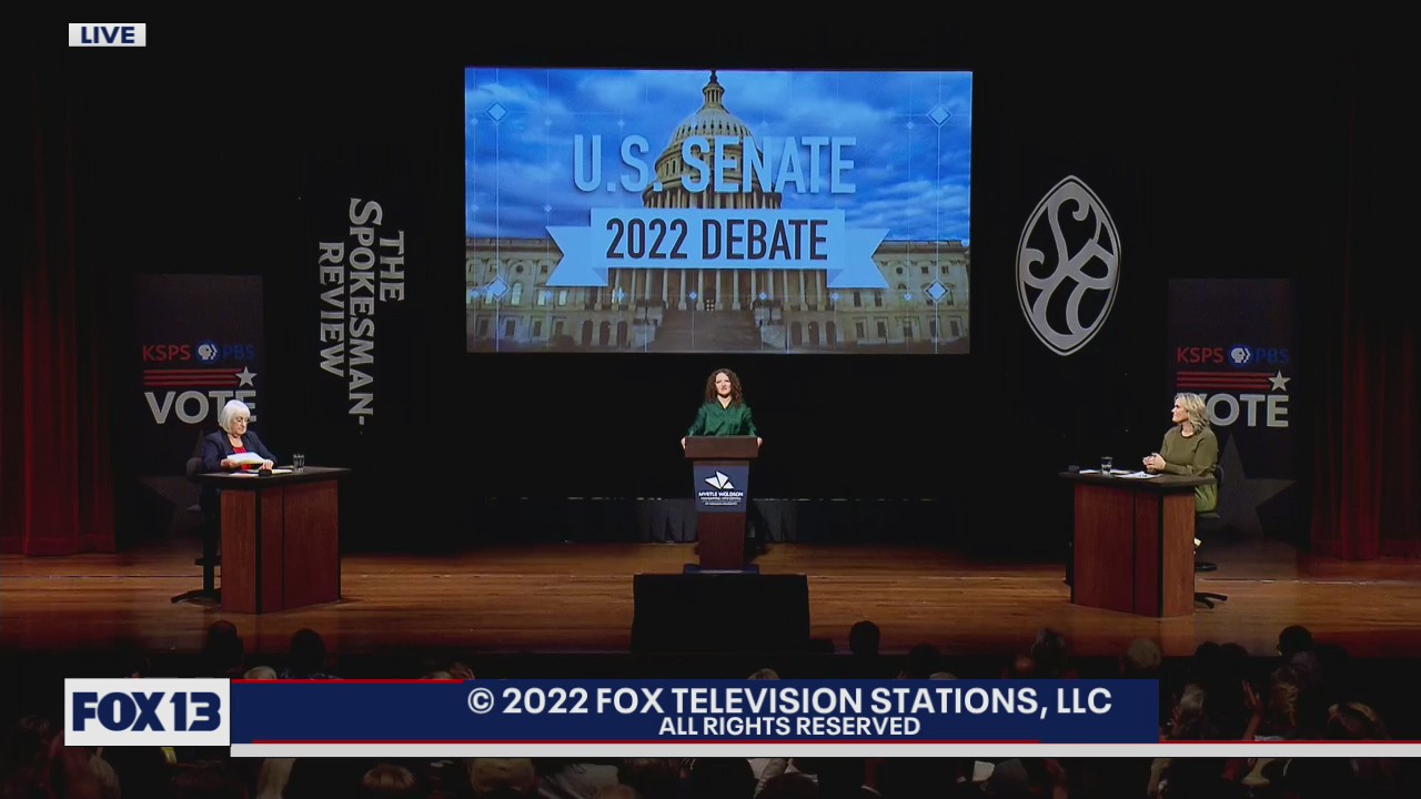 Full Town Hall: Patty Murry and Tiffany Smiley in race for US Senate in ...