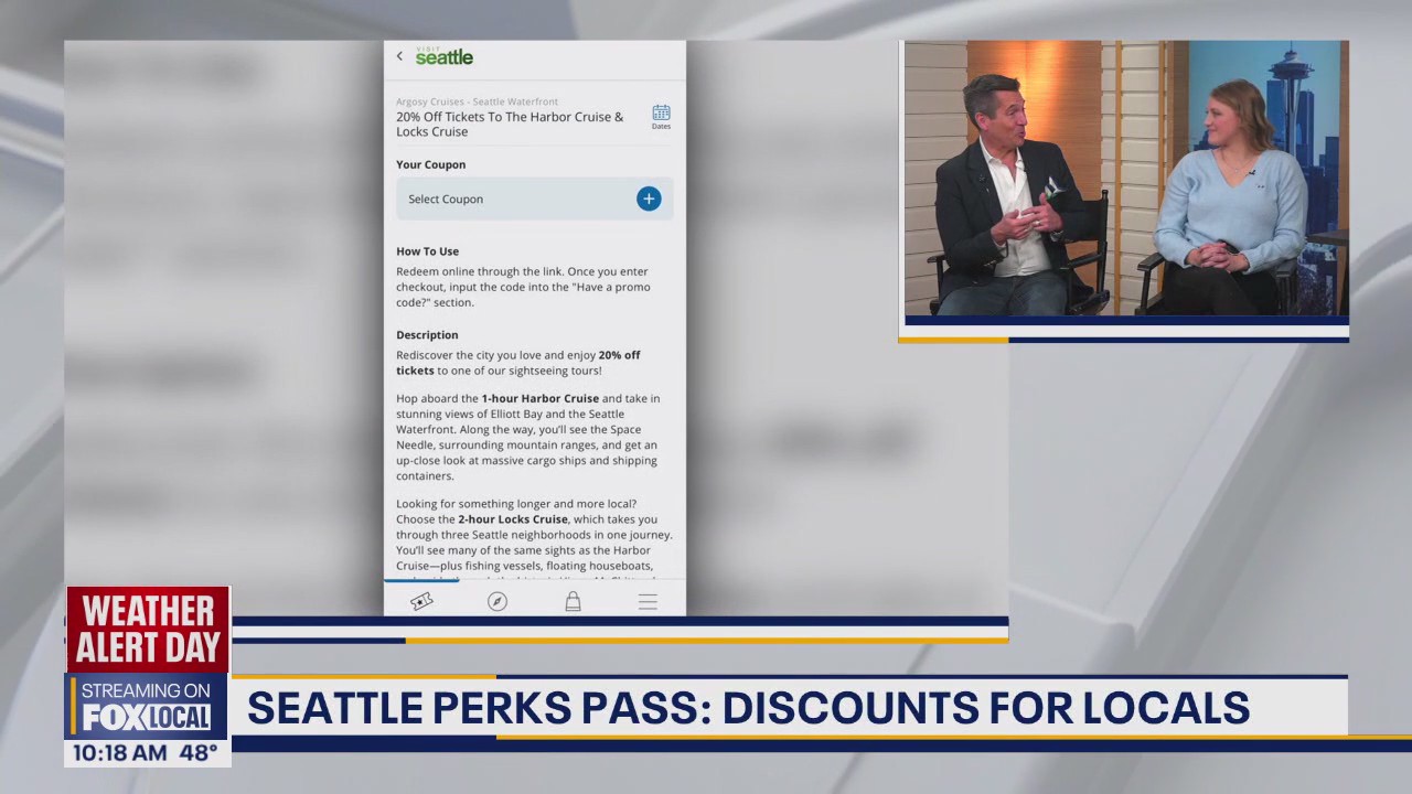 Seattle Perks Pass gives local discounts | FOX 13 Seattle