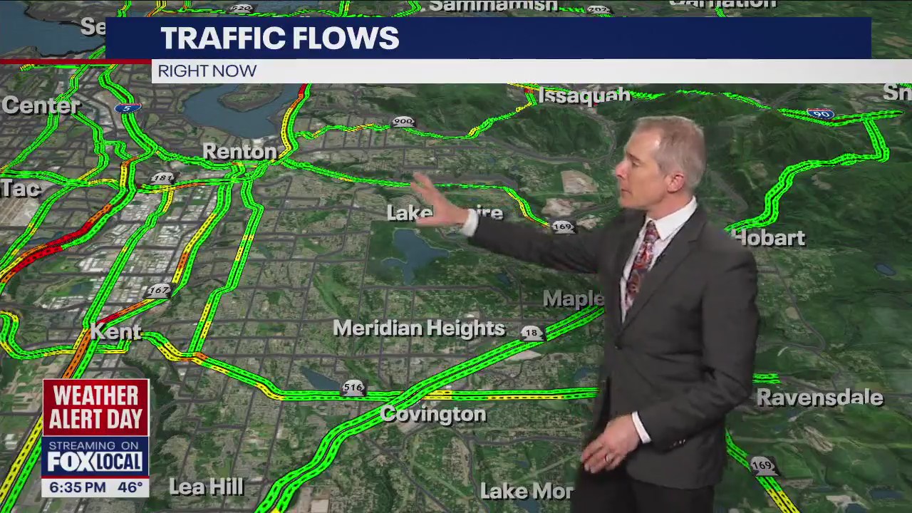 Seattle-area traffic likely to be affected by the bomb cyclone | FOX 13 ...
