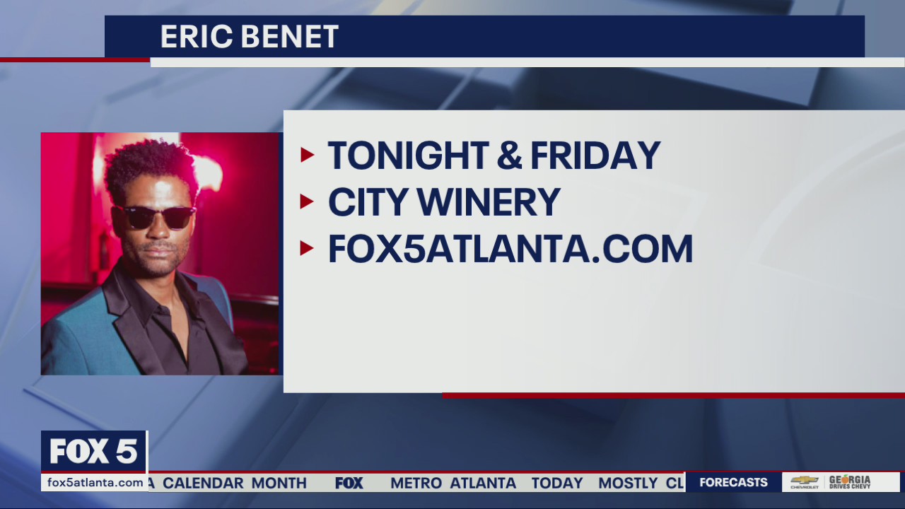 Eric Ben t set to hit the stage at City Winery | FOX 5 Atlanta