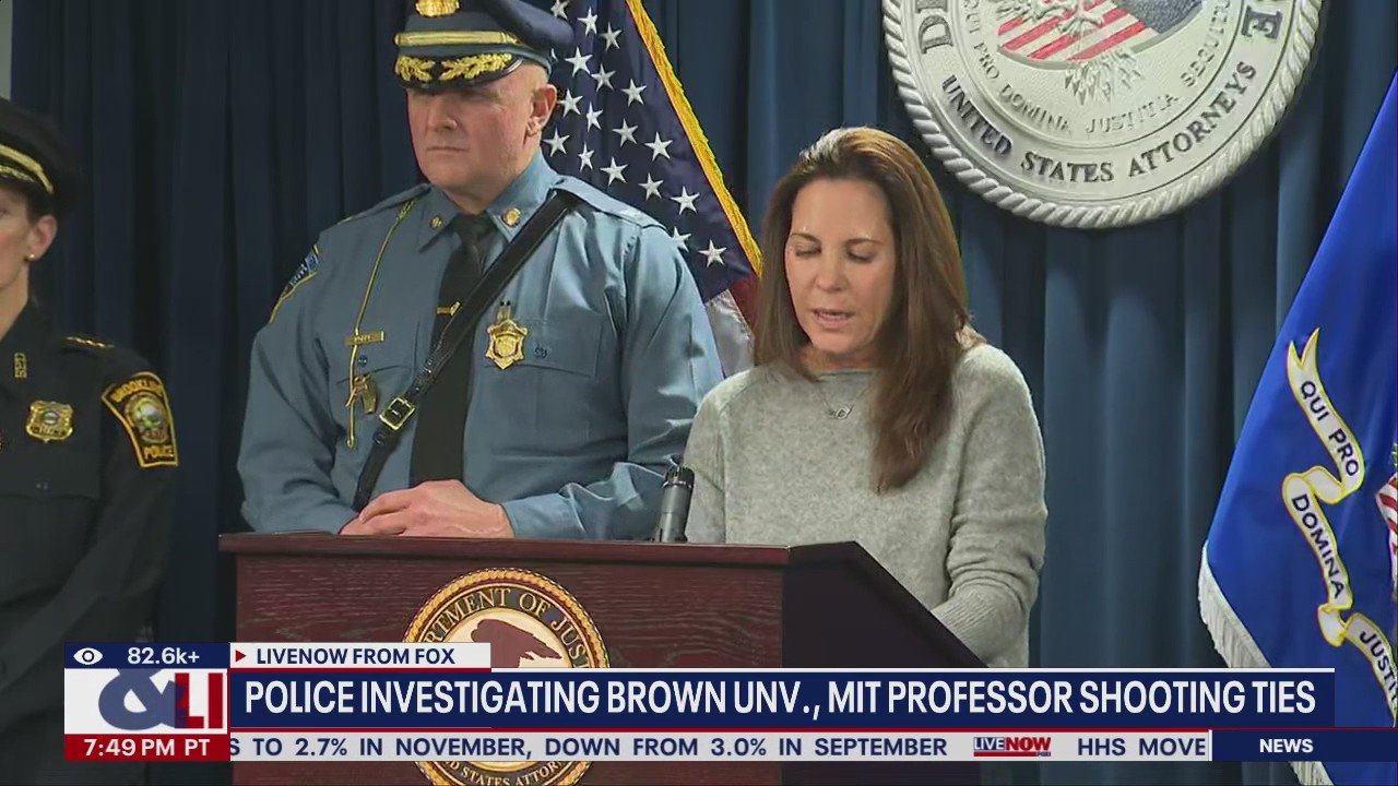 Officials give update after MIT, Brown shootings linked | LiveNOW from FOX