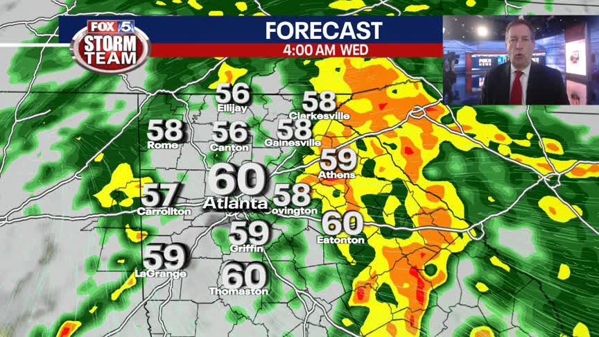 Tuesday Night Weather Update | FOX 5 Atlanta