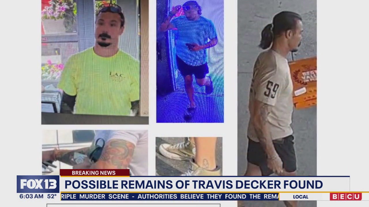 Travis Decker's remains believed to be found near WA murder scene | FOX ...