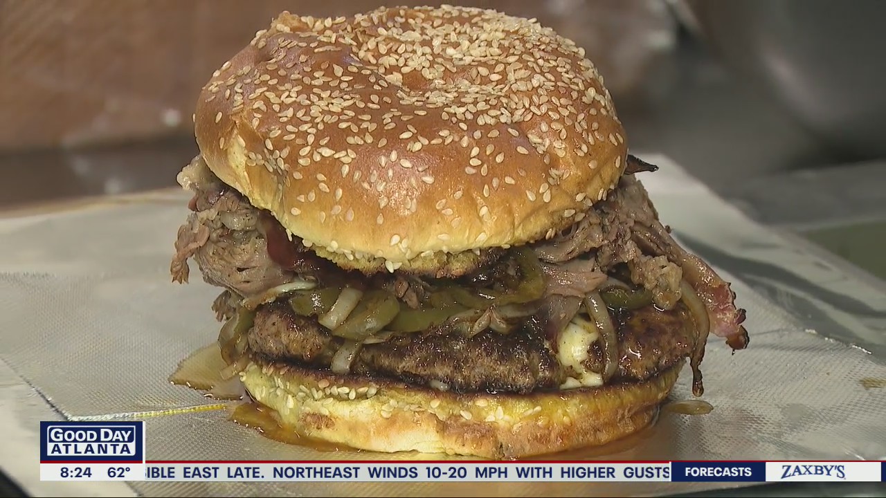 Burgers with Buck chows down at Tucker Meat Market | FOX 5 Atlanta