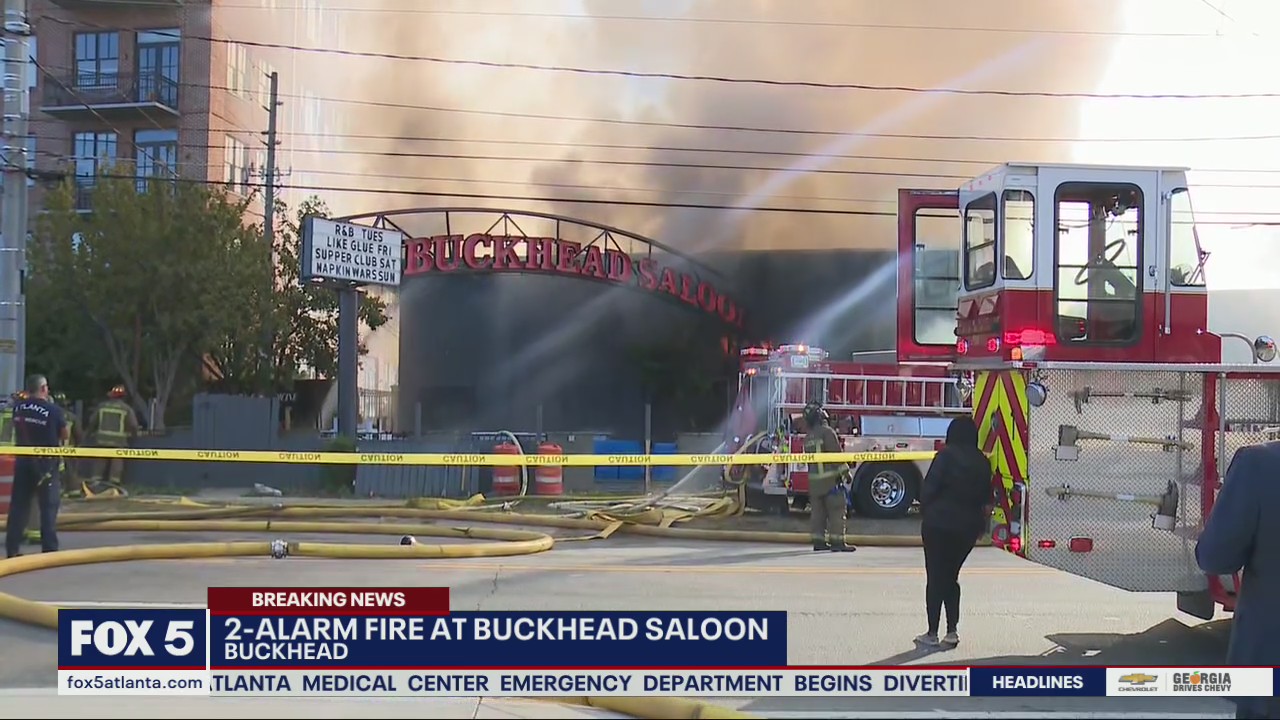 Fire at Buckhead Saloon | FOX 5 Atlanta