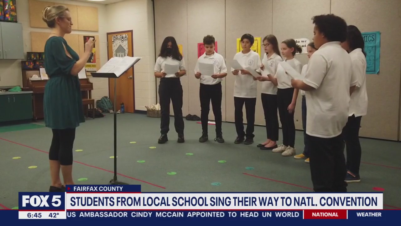 Students from Daniels Run Elementary School sing their way to national ...