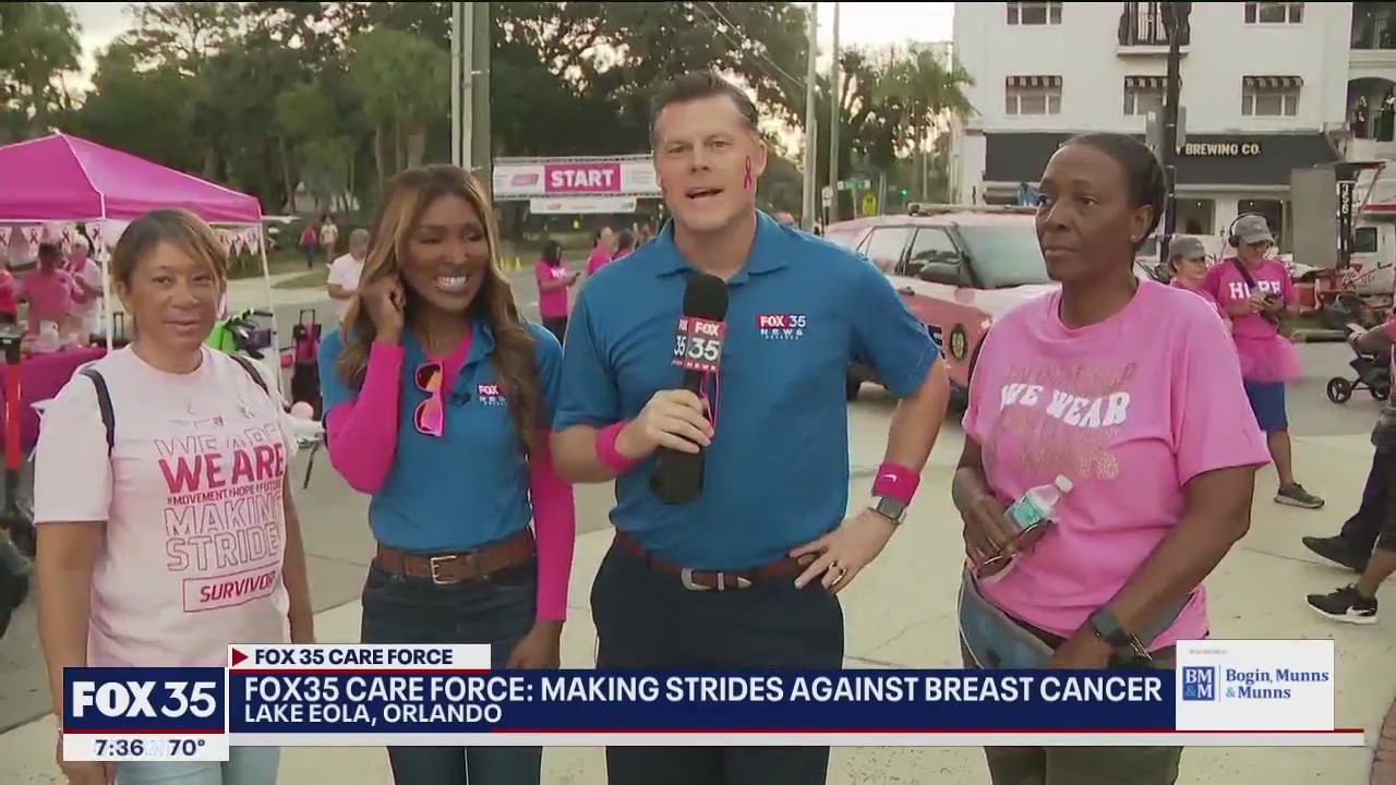 FOX 35 Care Force: Making Strides against Breast Cancer | FOX 35 Orlando